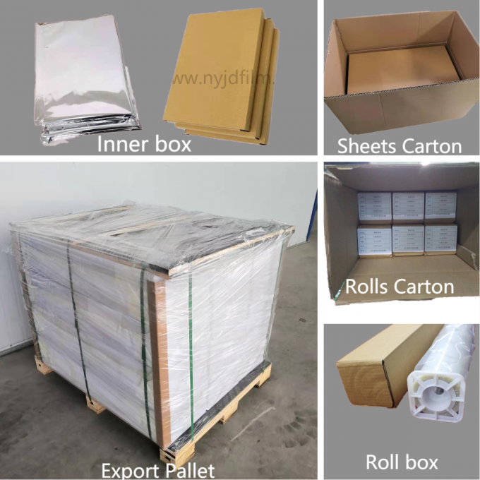 125 Microns PET X Ray Film Semi Transparency Sheets For Inkjet Printers
